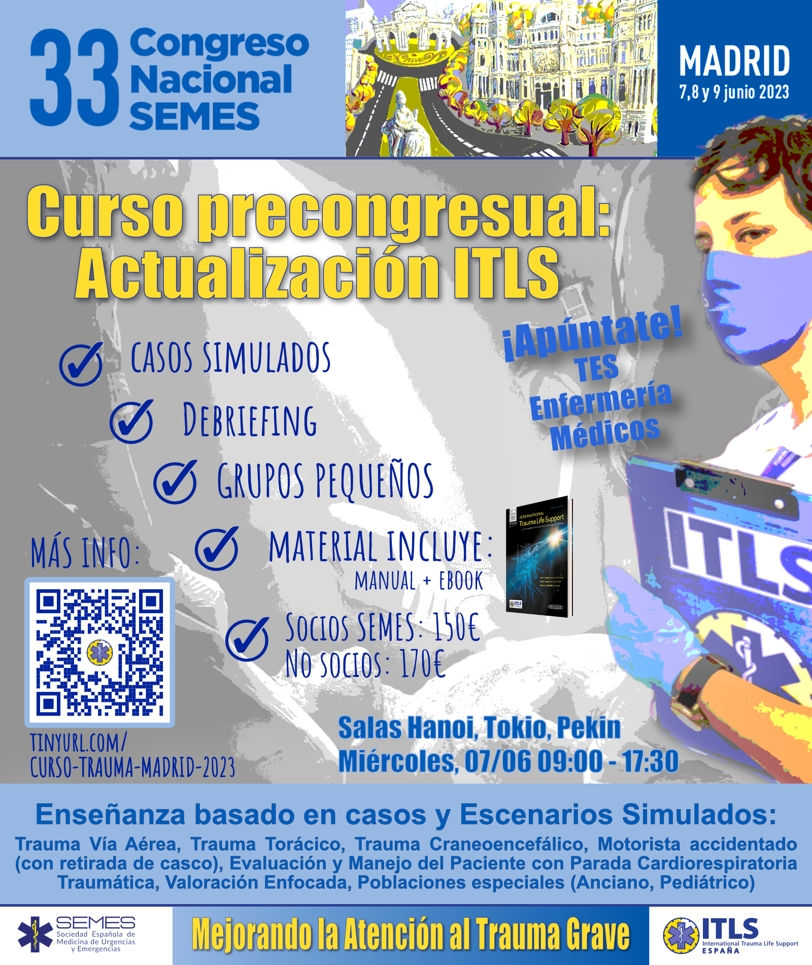 Actividades ITLS España – congreso nacional #SEMES2023 – ITLS